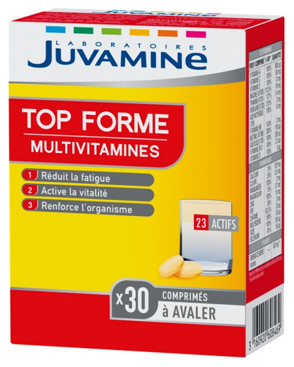 Juvamine Top Forme Multivitaminas 30 Comprimidos