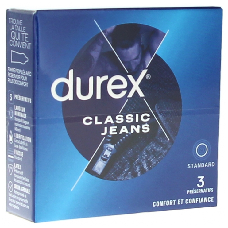 Durex Classic Jeans 3 Condoms