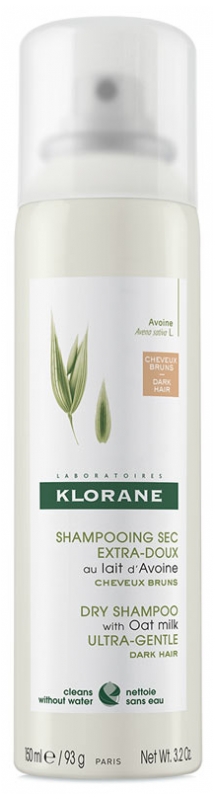 Klorane Gentle Dry Shampoo with Oat Milk Powder Spray 150ml