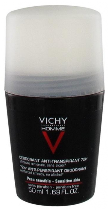 Vichy Homme 72HR Antiperspirant Deodorant Extreme Control Roll-On 50ml