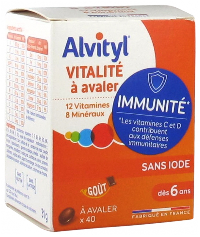 Alvityl Vitality 40 Tablets to Swallow