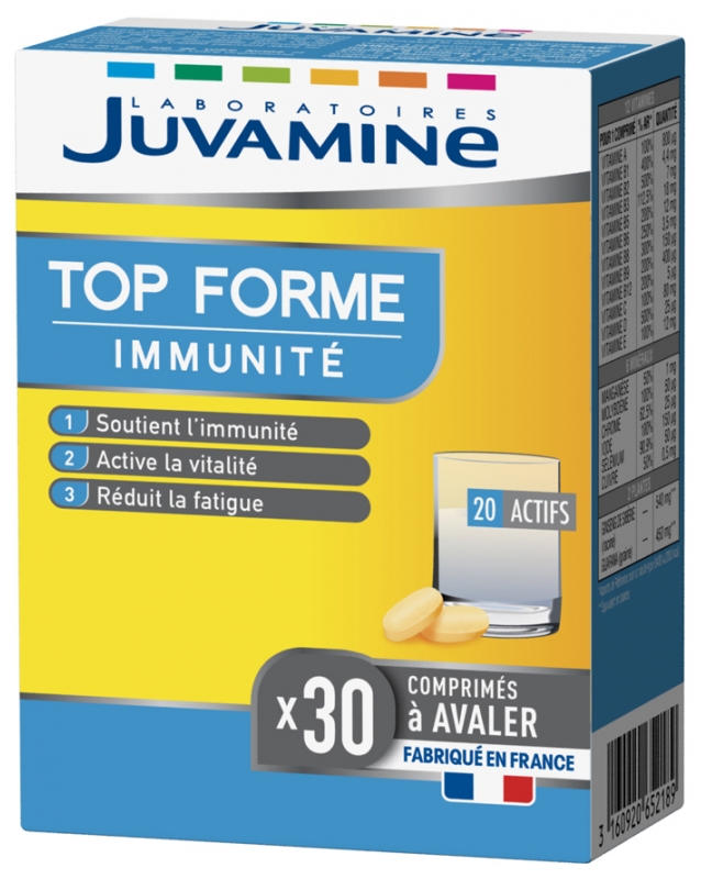 Juvamine Top Forme Immunité 30 Comprimés
